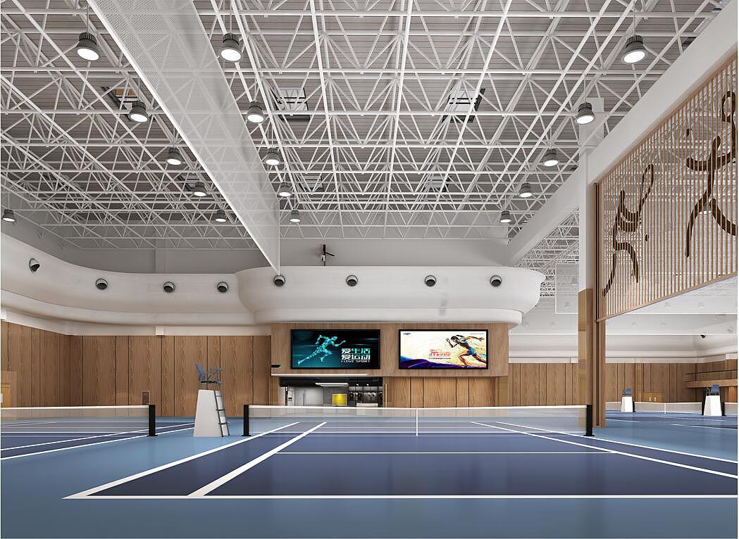 河南网球馆_wmy效果图设计师-站酷ZCOOL