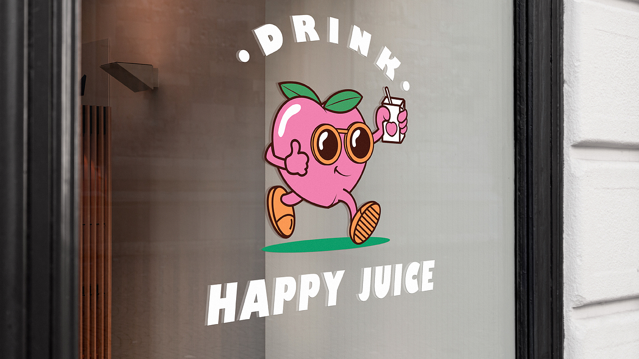 HAPPY JUICE 开心果汁 | 饮品品牌全案_鱼喵鱼喵-站酷ZCOOL