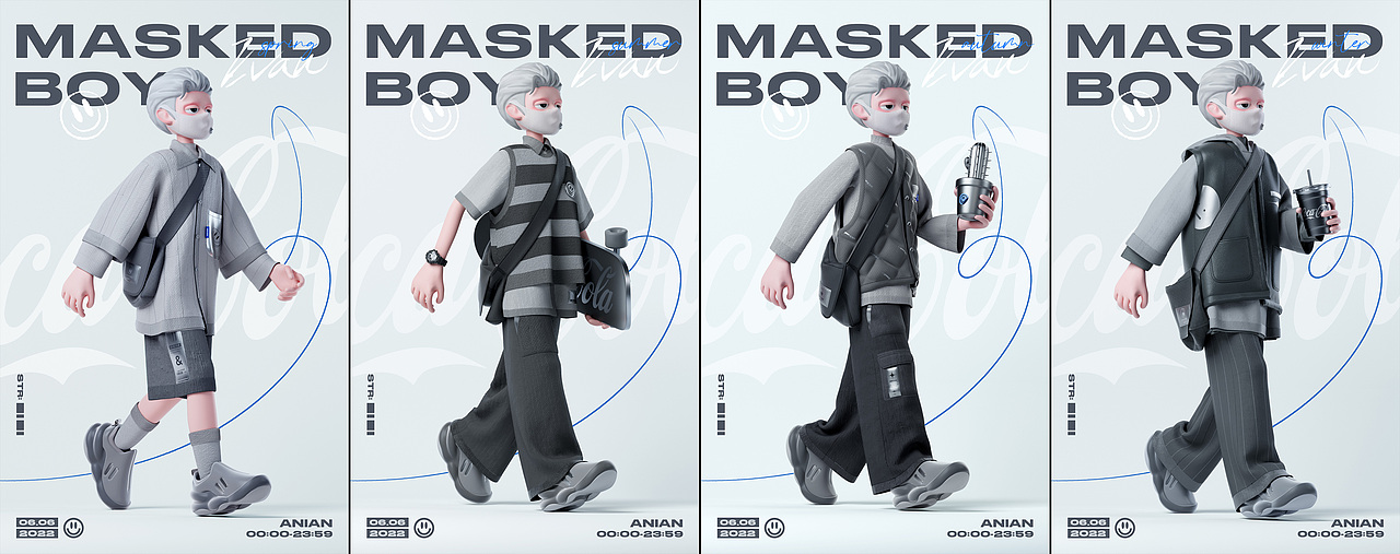 Masked boy.Emotion?_是阿年啊-站酷ZCOOL