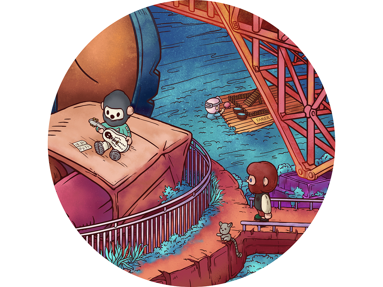 FARMER BOB × CQ原创插画壁纸分享_YHXLQL-站酷ZCOOL