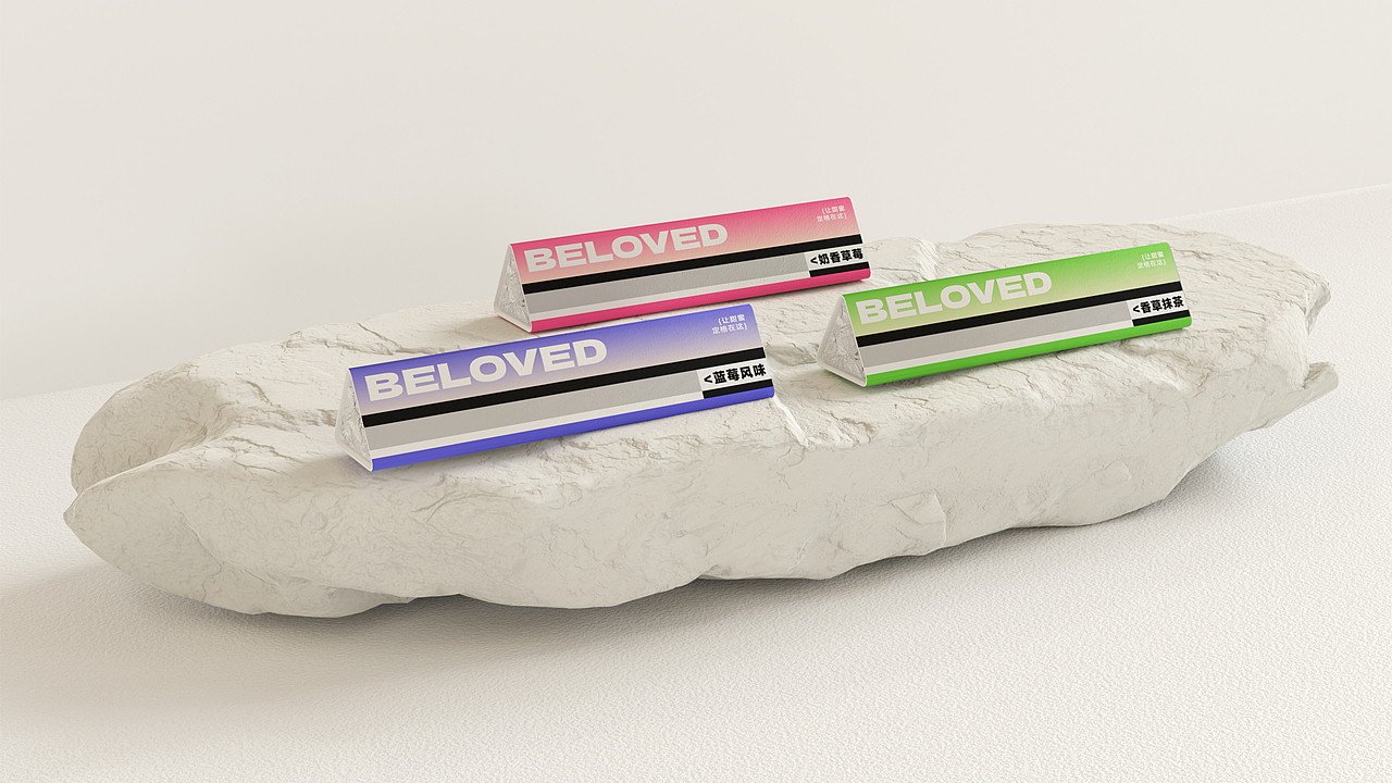 BELOVED蛋白棒 | 包装设计_浪漫中华街-站酷ZCOOL
