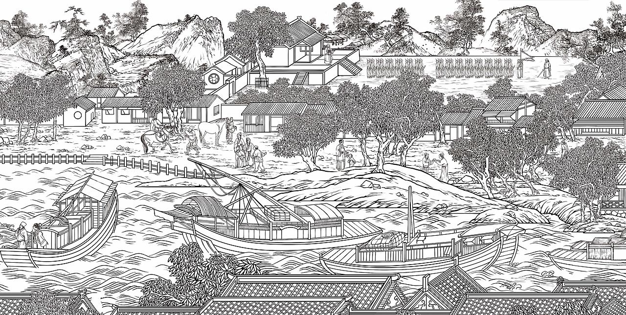 古代街景_火树银花_-站酷ZCOOL