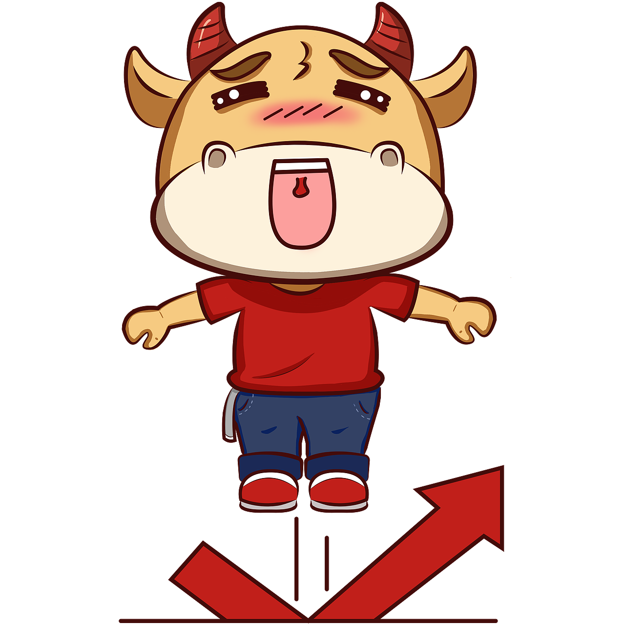 牛ip形象设定+表情包_sunjoan-站酷ZCOOL