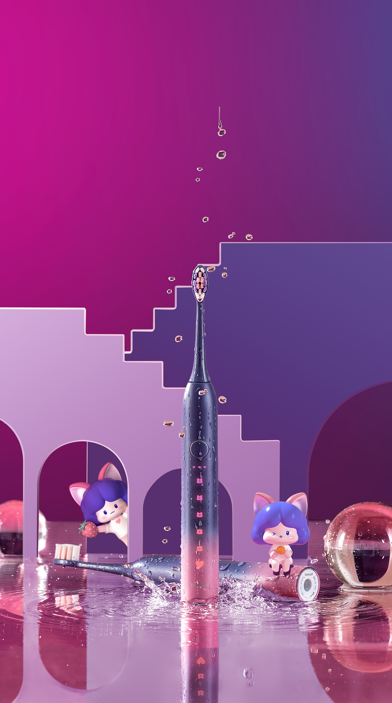 蜂蚁beeant电动牙刷 静物 产品 小家电 个护类拍摄|Photography|product|刘手电_Original作品-站酷ZCOOL