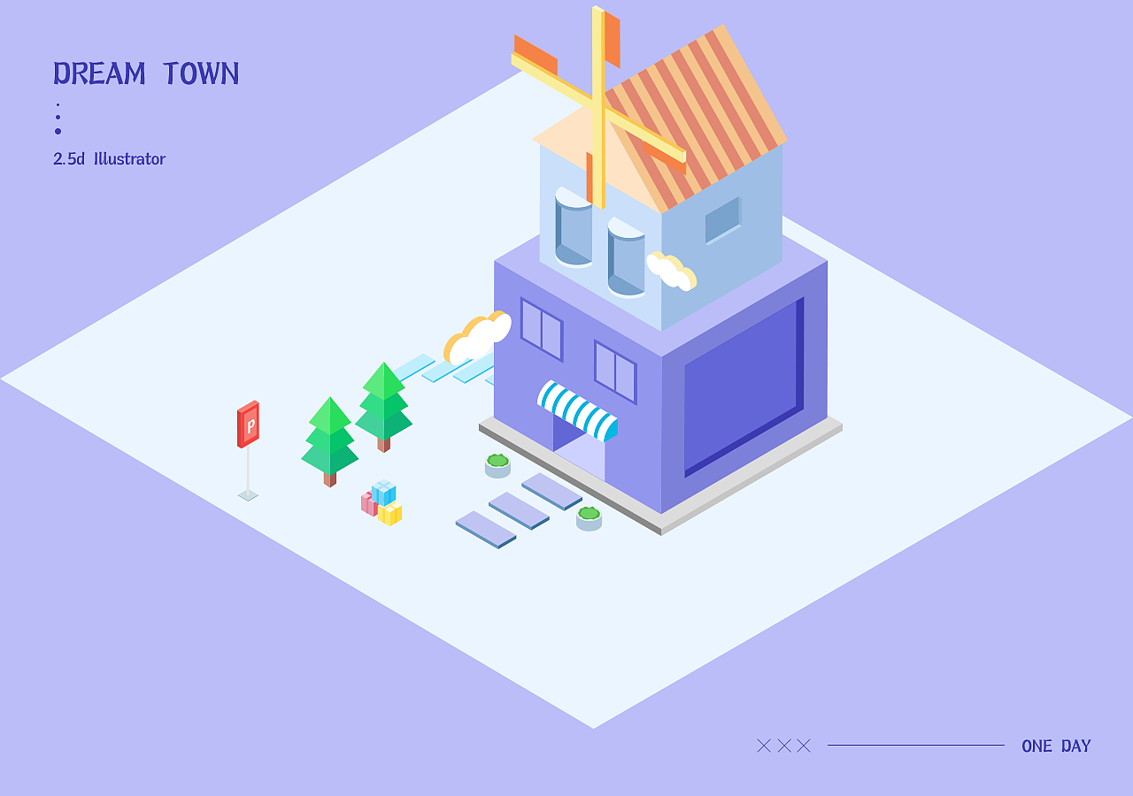 2.5d插画作品_61嘀嘀-站酷ZCOOL