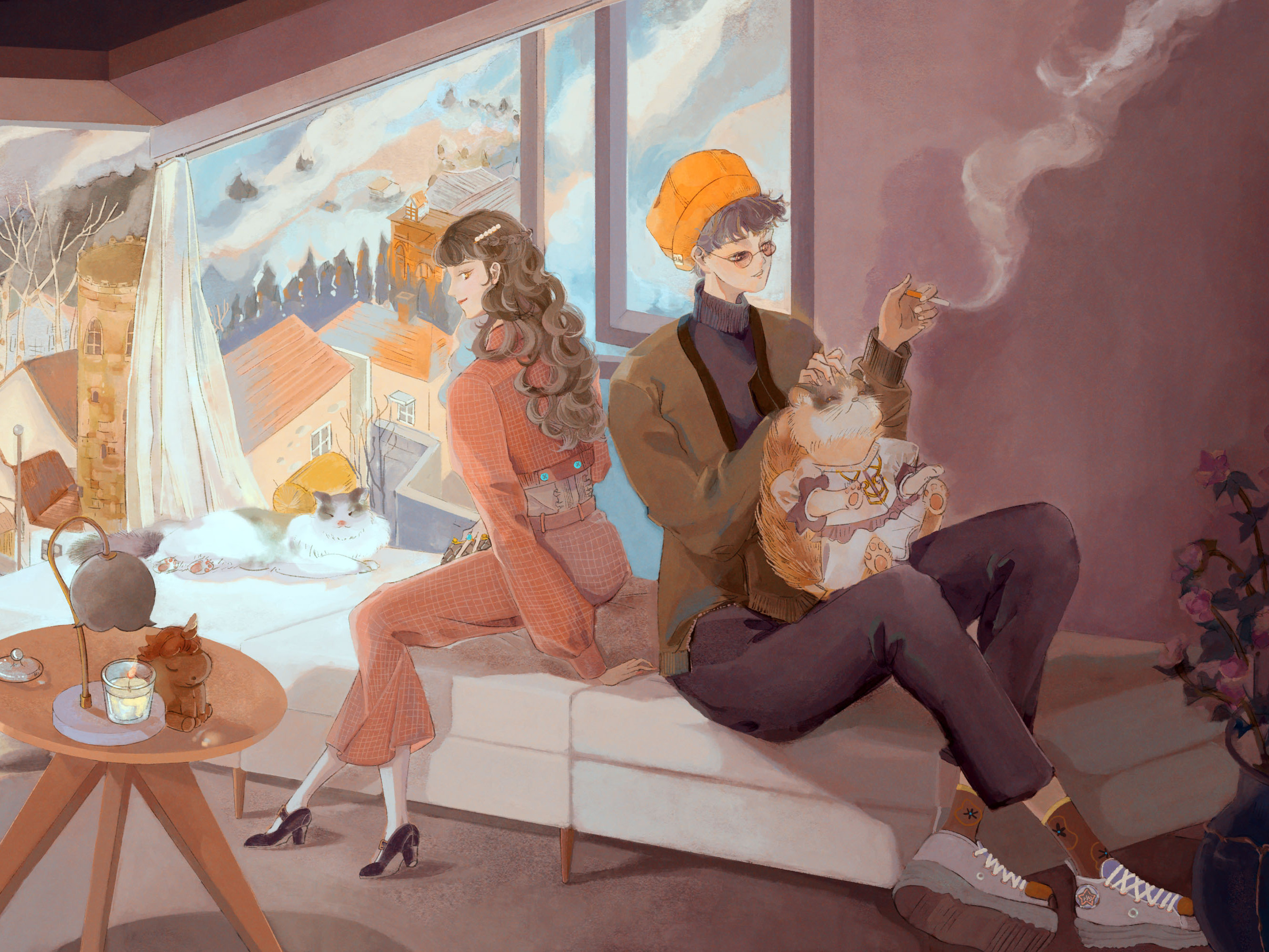 槐 月_沐斤年-站酷ZCOOL