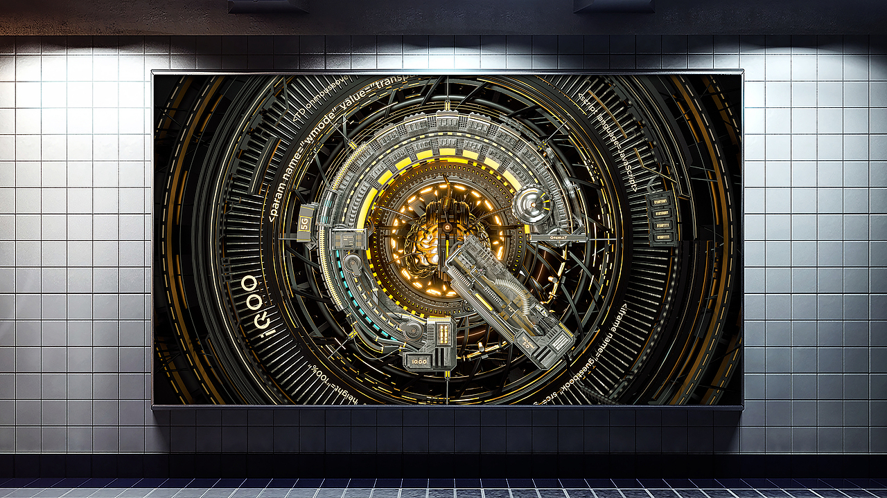 IQOO POWER ——《SUPER-BRAIN》|平面|海报|一只烏鴉_原创作品-站酷ZCOOL