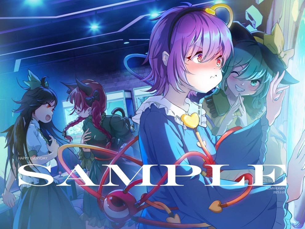 一张古明地觉打maimai的稿子_ALLMYHEAVEN-站酷ZCOOL