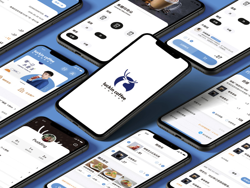 Luckin Coffee Redesign_浠雅-站酷ZCOOL