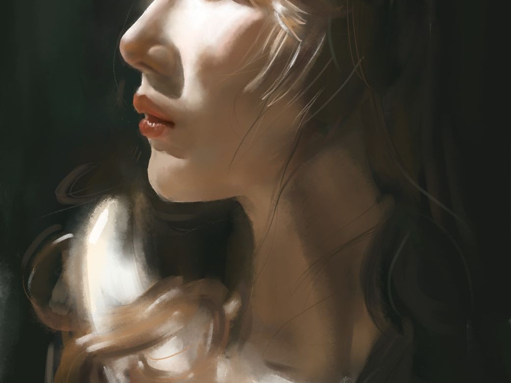 厚涂人物_LILI白白-站酷ZCOOL