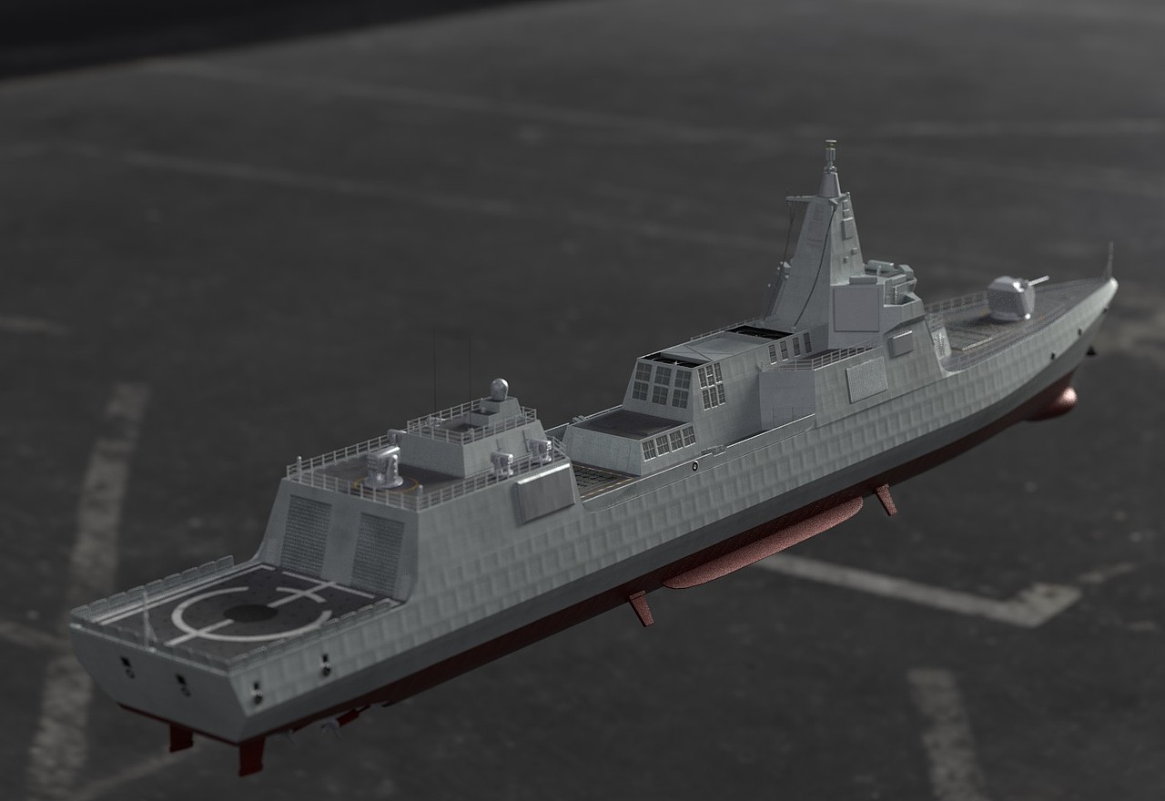 工作--055驱逐舰国之利器_xuanwozhiran-站酷ZCOOL