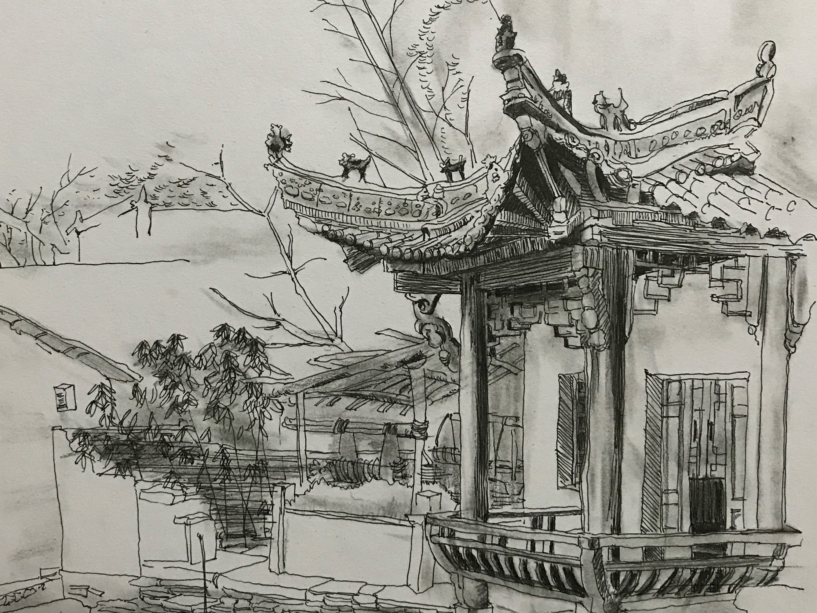 风景速写_f243693-站酷ZCOOL