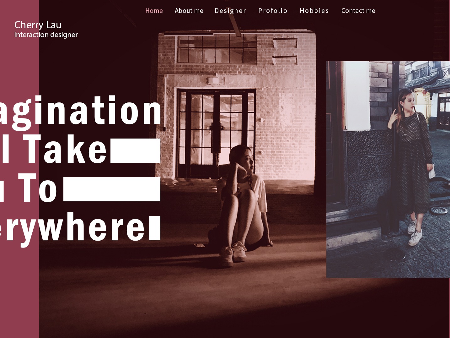 个人网站设计_Cherry98-站酷ZCOOL