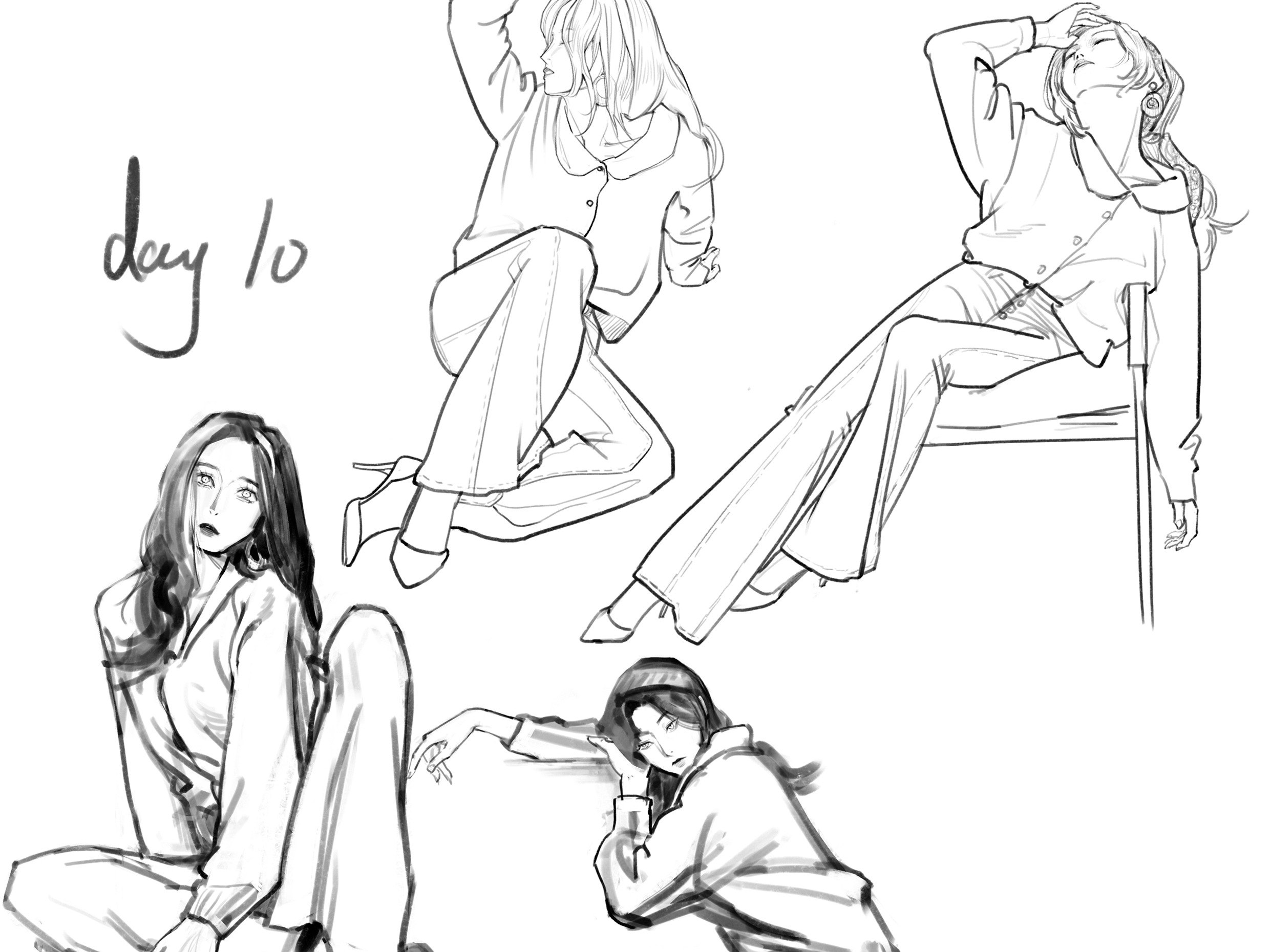 #速写60天挑战赛# day10@速写班长_cai886-站酷ZCOOL