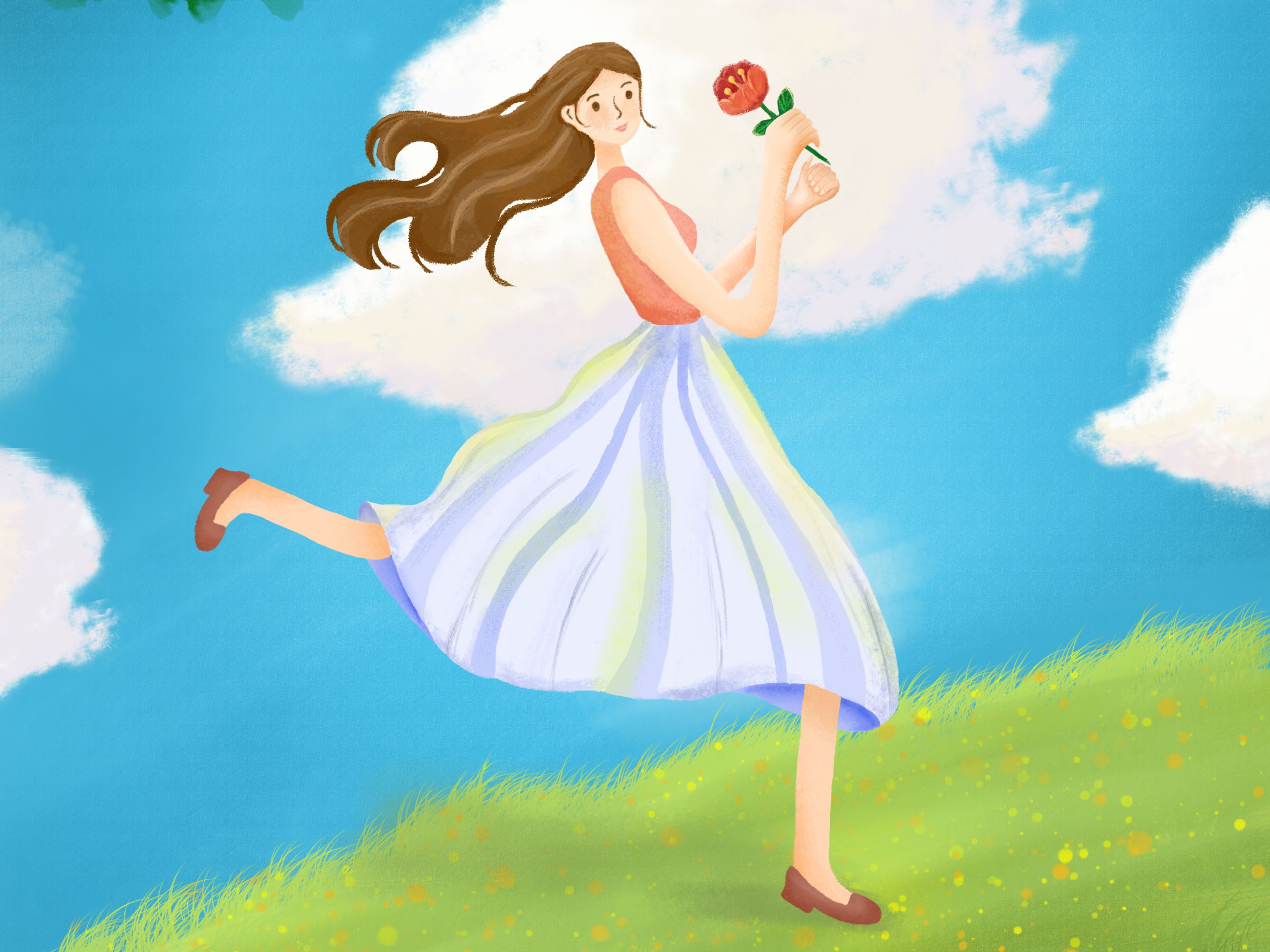 送你一朵小红花_njmumetc-站酷ZCOOL