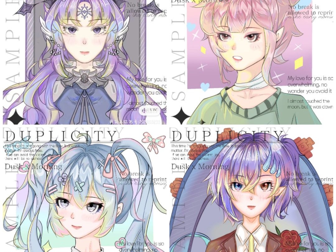 约稿，头像，大头，oc，插画_Z015118322-站酷ZCOOL