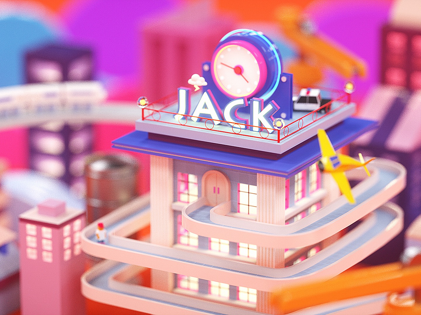 梦幻房屋_杰克船长JK-站酷ZCOOL