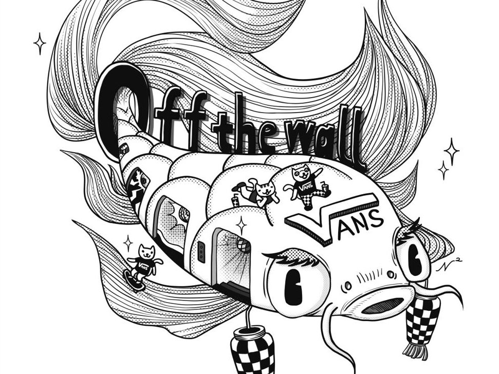 VANS艺术家 OFF THE WALL_鸡翅小熊-站酷ZCOOL