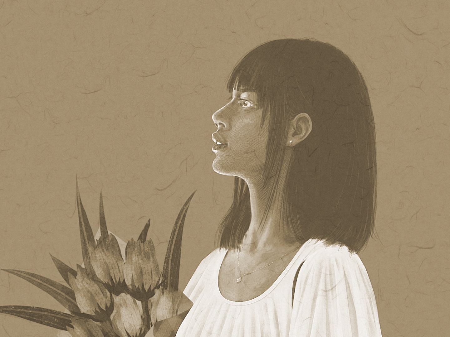 毛妮和狗_一棵韩大树-站酷ZCOOL