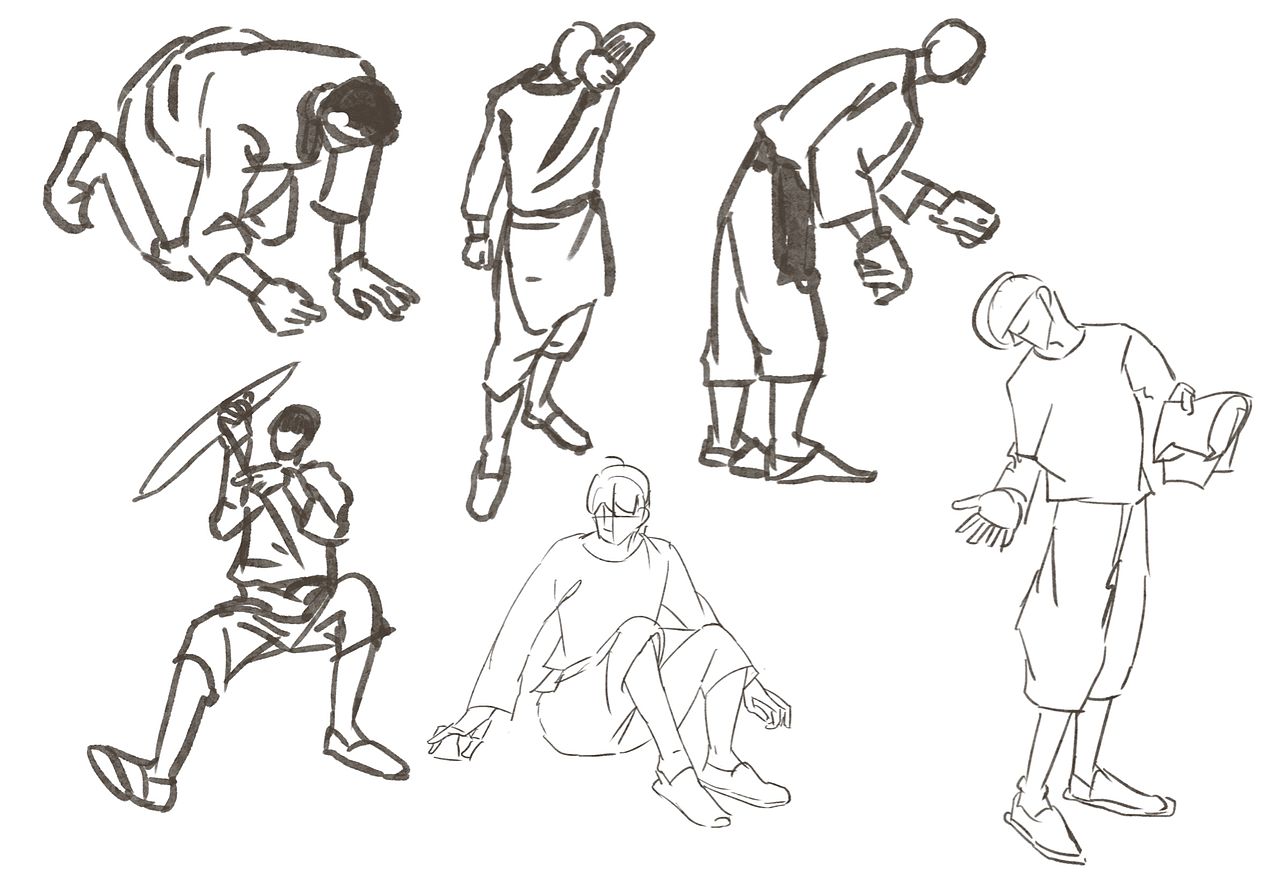 #速写60天挑战赛# day46_语荆-站酷ZCOOL