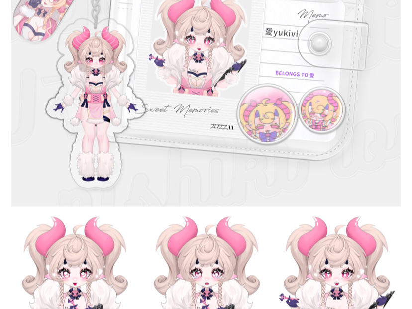 l2d一个角色展示卡_烟霭-站酷ZCOOL