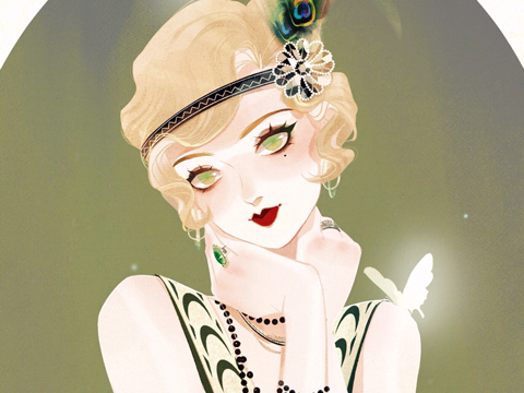 爵士时代-摩登女郎_今梅林阿-站酷ZCOOL