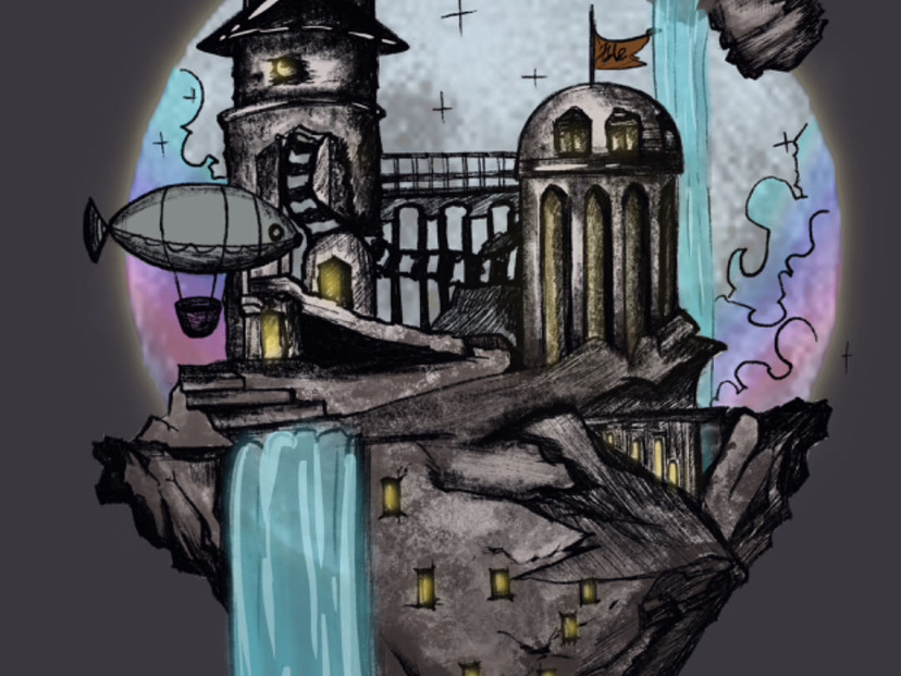 练习作品-魔幻城堡🏰_一念Yiner-站酷ZCOOL