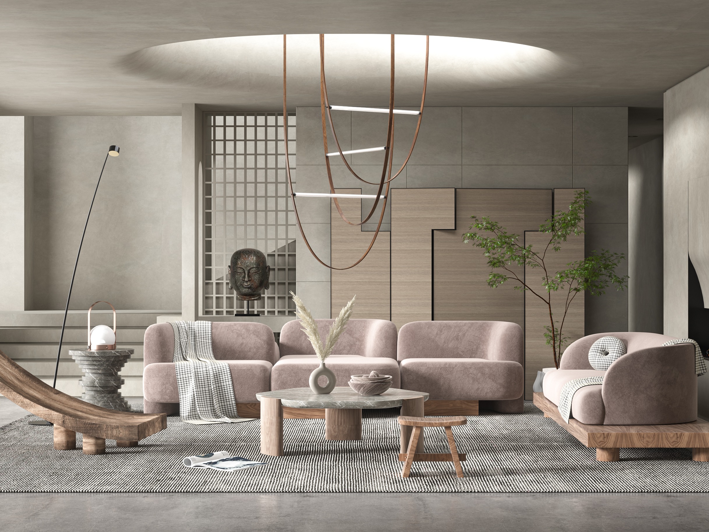 OC室内渲染_雅晨i-站酷ZCOOL