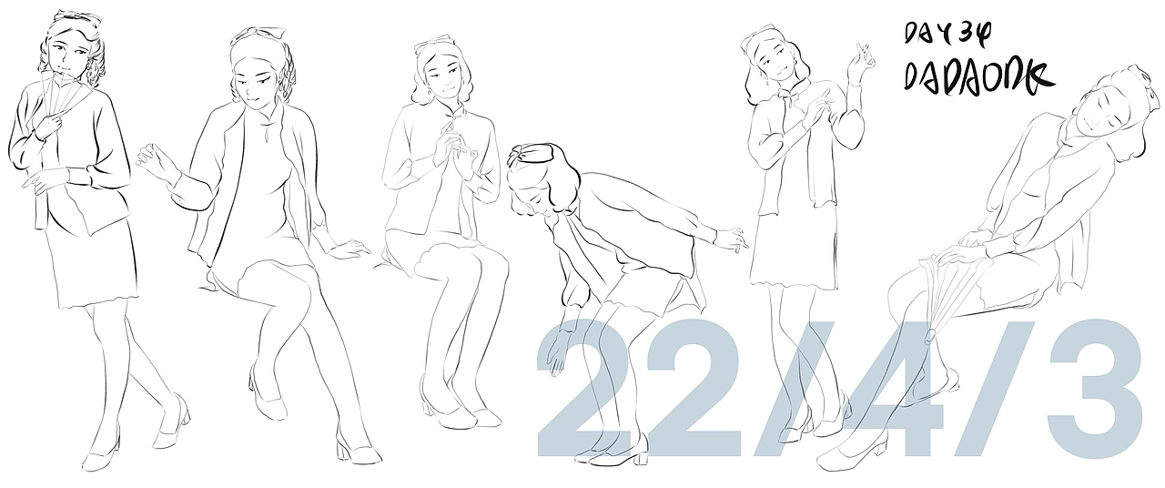 #速写60天挑战赛#@速写班长day34_DADAODK-站酷ZCOOL