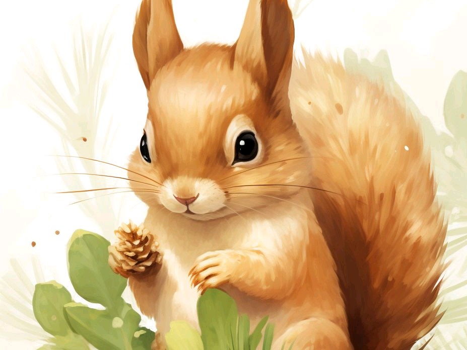 AI绘画︳小松鼠_ALiYaW-站酷ZCOOL