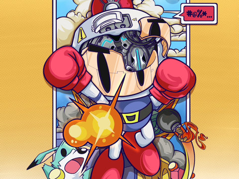 SUPER BOMBER MAN炸弹人_l阿团l-站酷ZCOOL