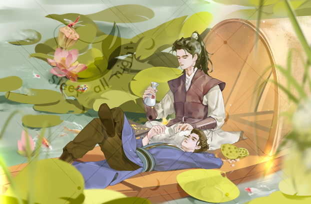 春夏秋冬-同人插画_阿眠0-站酷ZCOOL