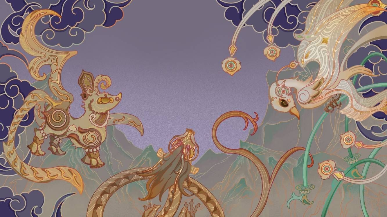 MG动画《一梦古蜀》系列静态插画设计 二_向前走的A-站酷ZCOOL