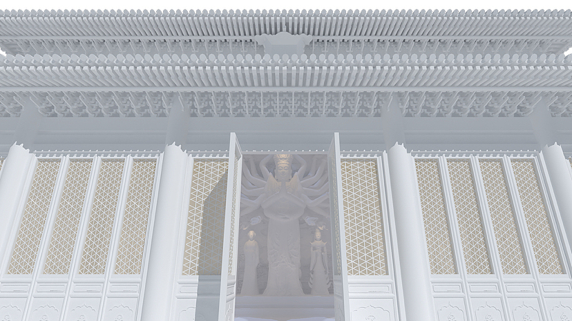 #2019年工作项目：北京 海淀 大慧寺 数字还原项目_28F_里昂-站酷ZCOOL