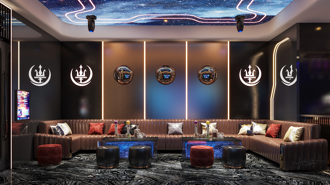 更受年轻人喜欢的时尚KTV设计_诗诗小仙女-站酷ZCOOL