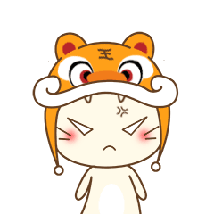 虎头喵表情包_Flynn琳-站酷ZCOOL