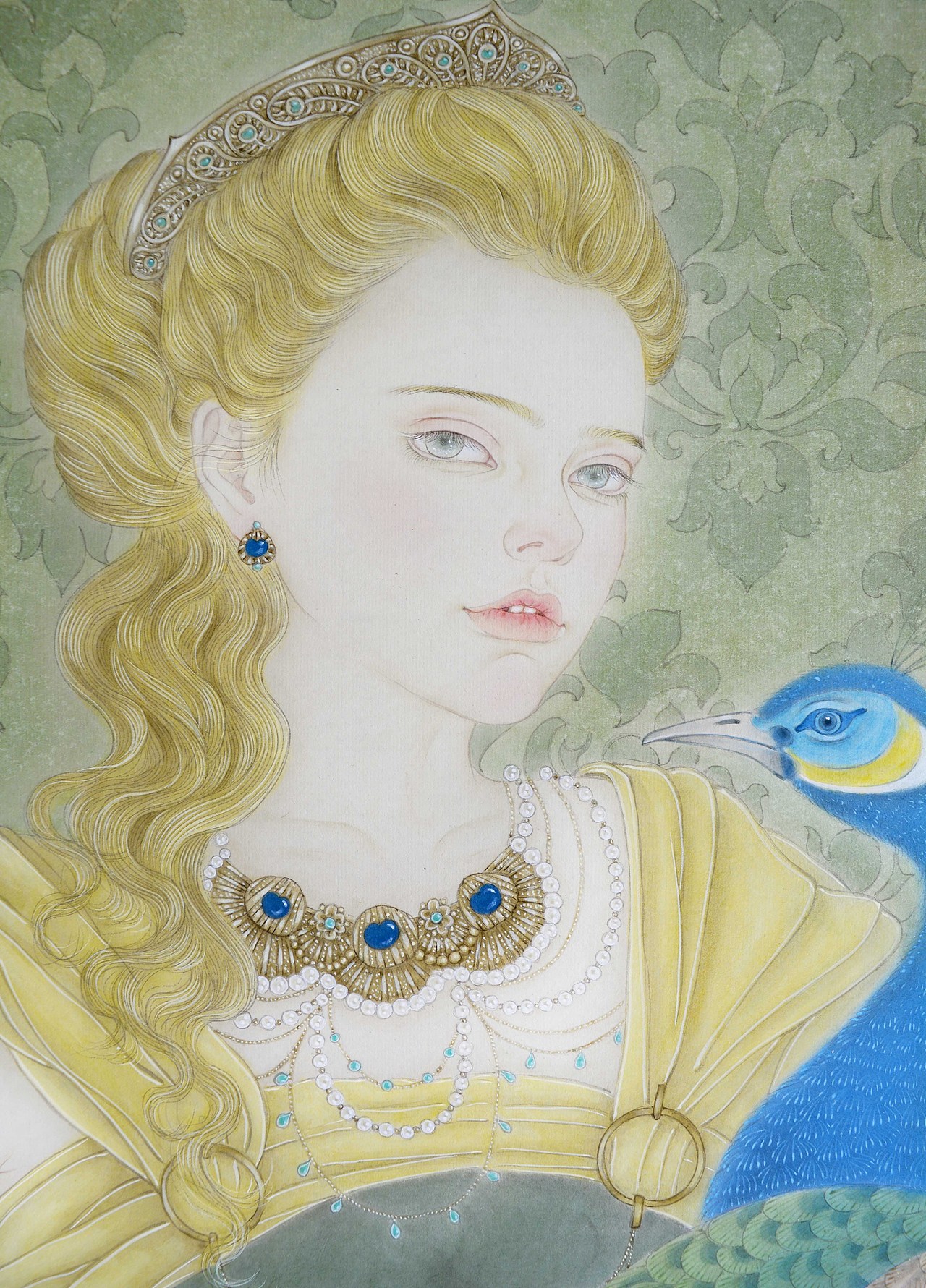 天后与孔雀_ruby可可-站酷ZCOOL