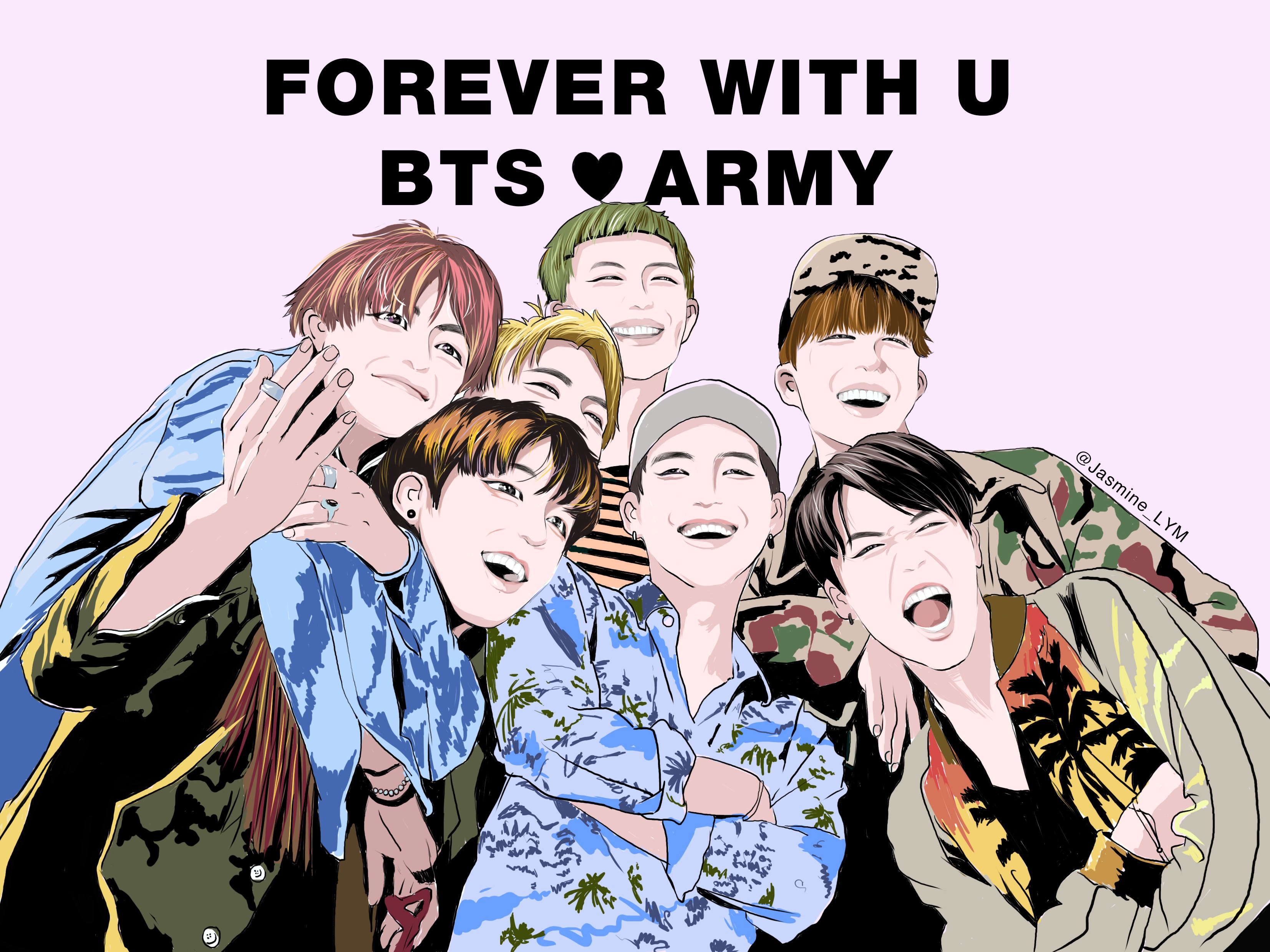 BTS ARMY_jasmineLYM-站酷ZCOOL