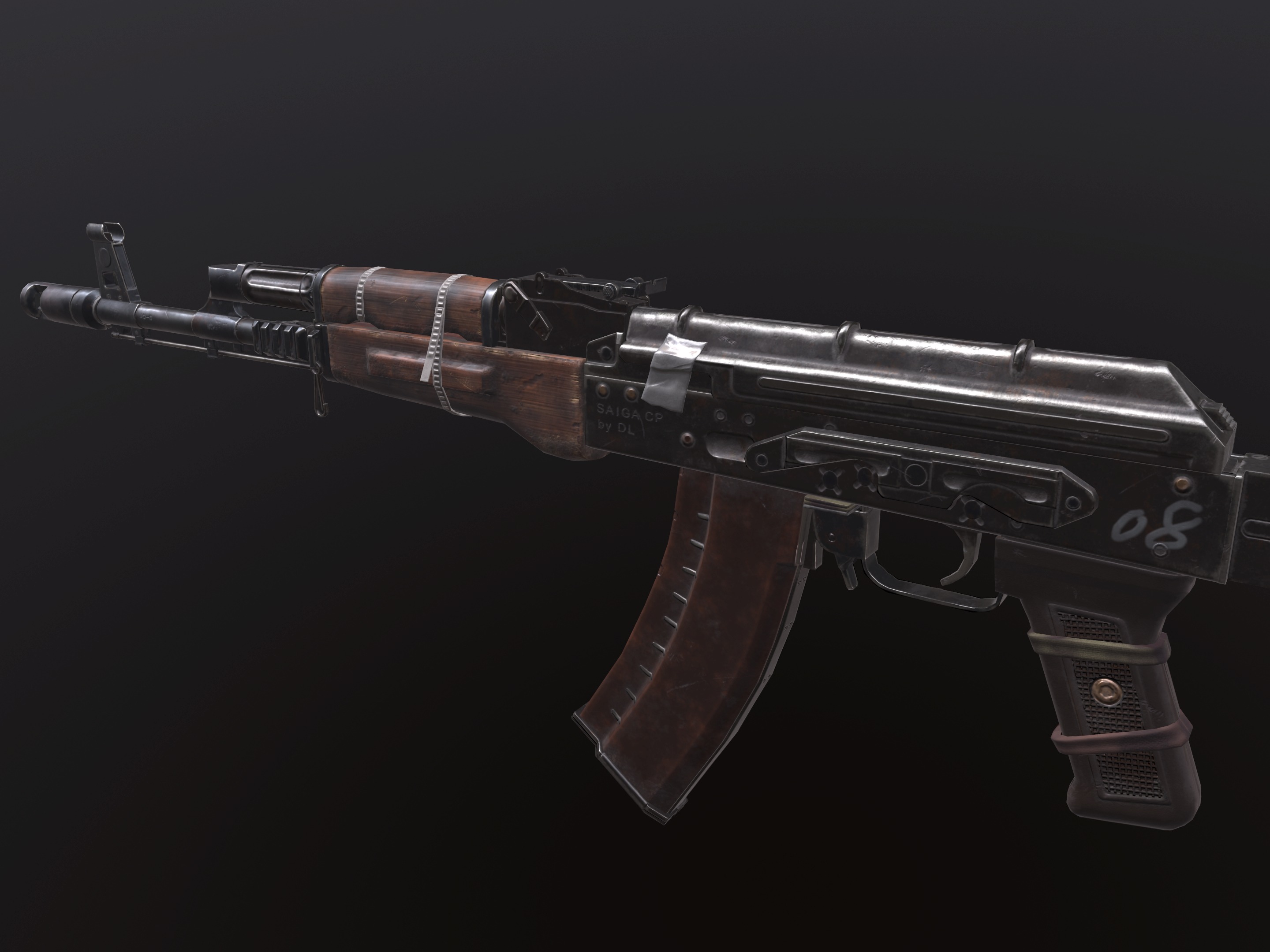 次时代枪械练习-AK74_ibuy680-站酷ZCOOL