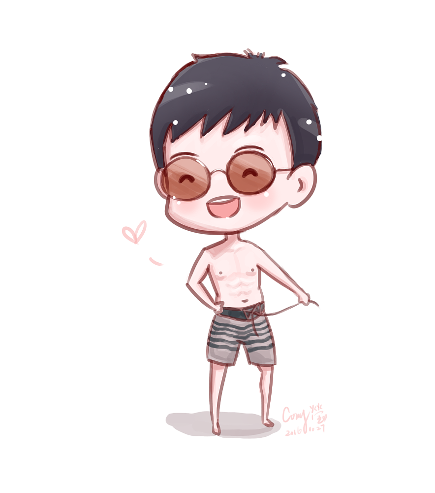 「Cony的画」朋友Q版人像_果子精灵Cony-站酷ZCOOL