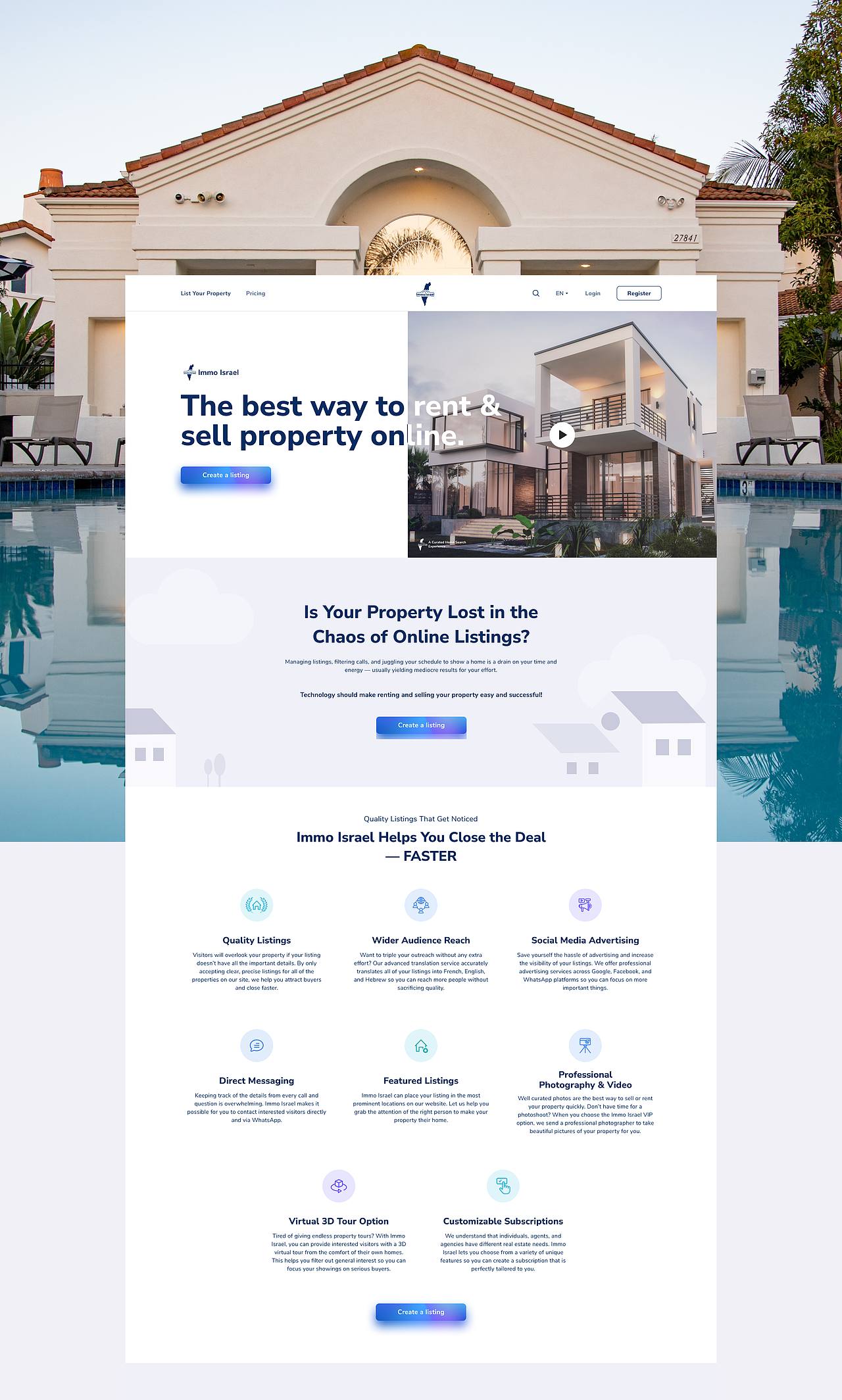 Immo Israel/web/网站设计 租房买房平台_dannniels-站酷ZCOOL