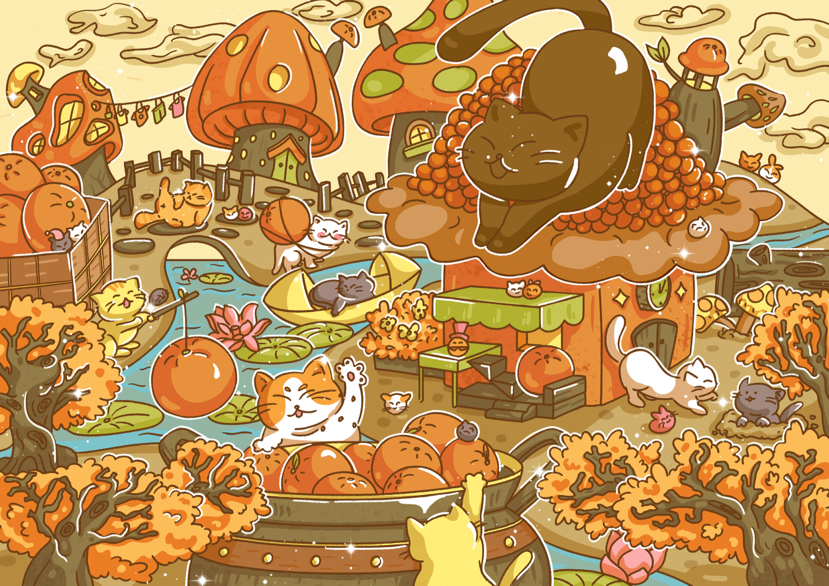 猫咪小镇_任姝漪Mia-站酷ZCOOL