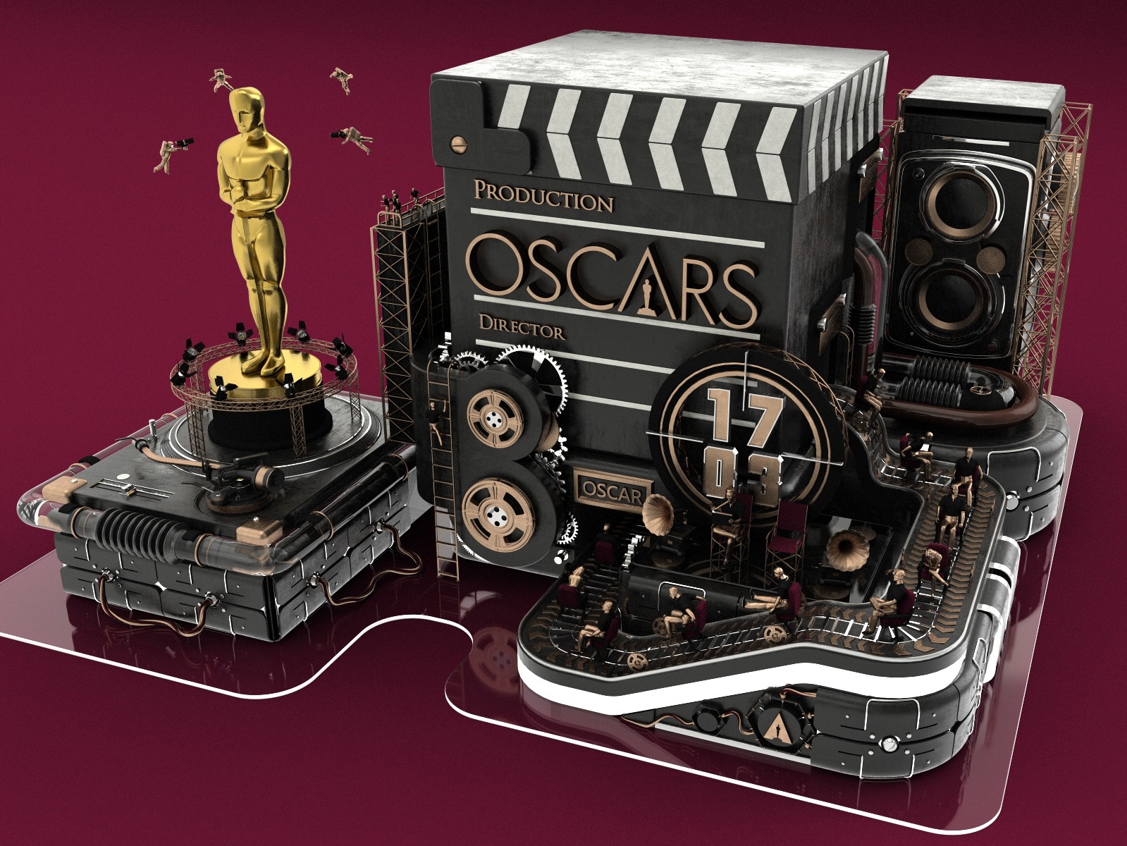 OSCAR临摹静帧_DaydreamerKid-站酷ZCOOL