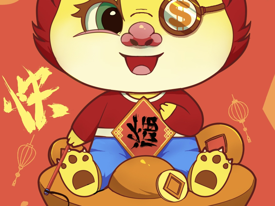 逗比龙红包绘画_kun期待-站酷ZCOOL