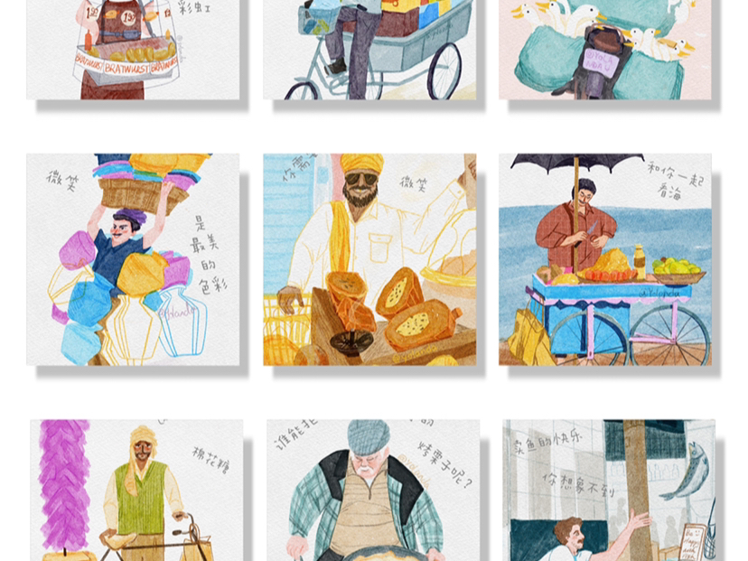 2022|系列作品集3～市场上有趣的灵魂_YolandaStudio-站酷ZCOOL