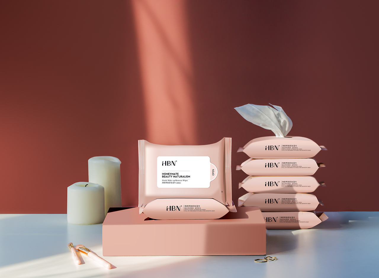 HBN卸妆湿巾_Rosy小柔-站酷ZCOOL