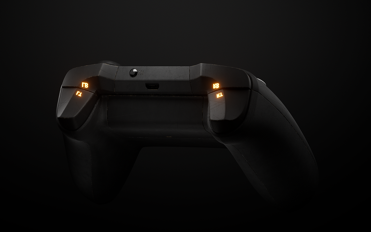 xbox产品渲染-暗环境_璃轩LX-站酷ZCOOL