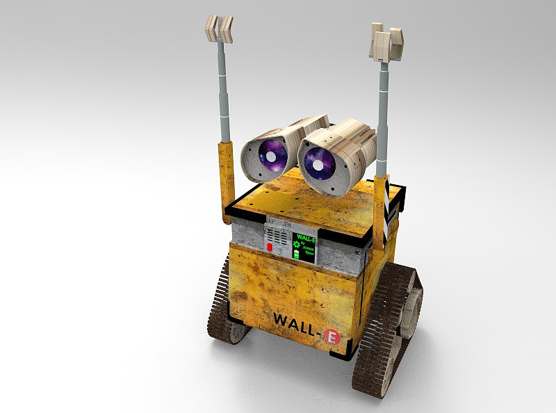瓦力Wall-E机器人渲染图_漫客公社-站酷ZCOOL