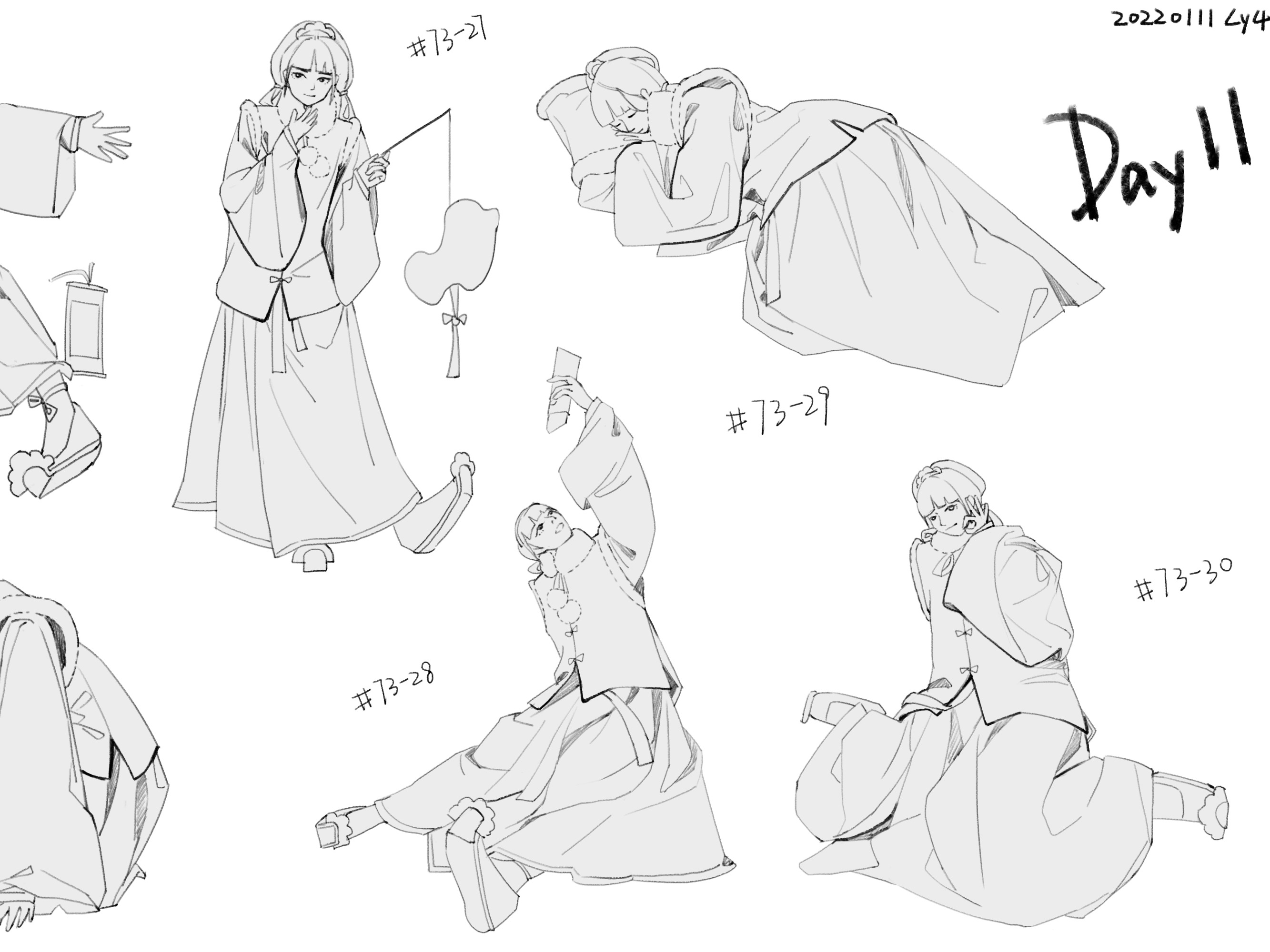 #速写60天挑战赛# Day11 @速写班长 _立羽A-站酷ZCOOL