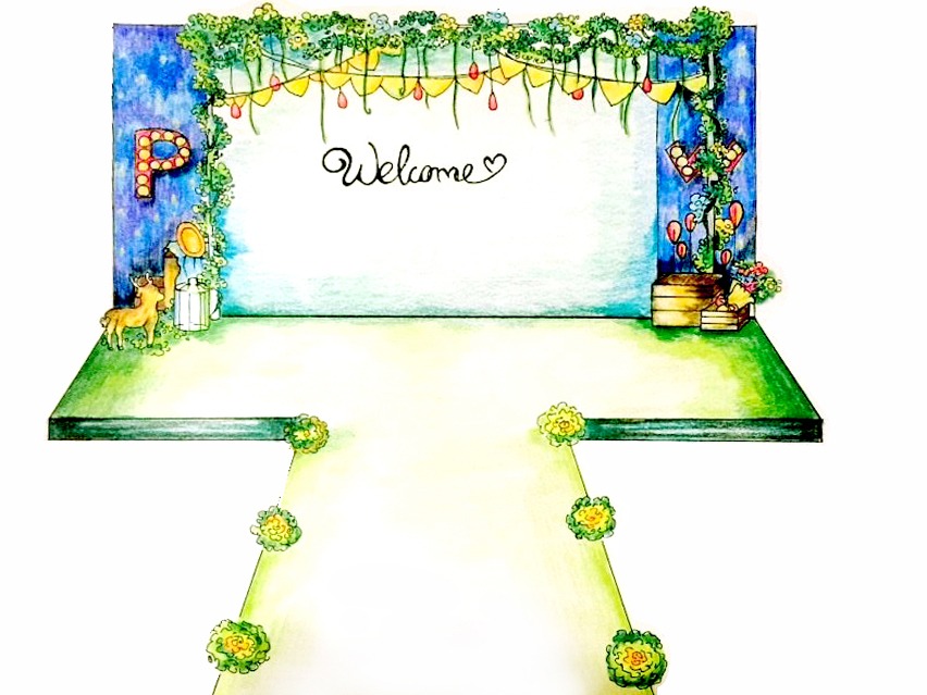 婚礼手绘图_caity000-站酷ZCOOL